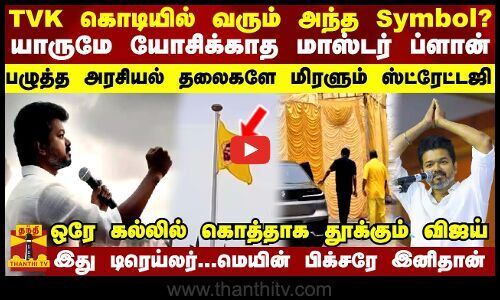 TVK கொடியில் வரும் அந்த Symbol? யாருமே யோசிக்காத ப்ளான் - பழுத்த ...